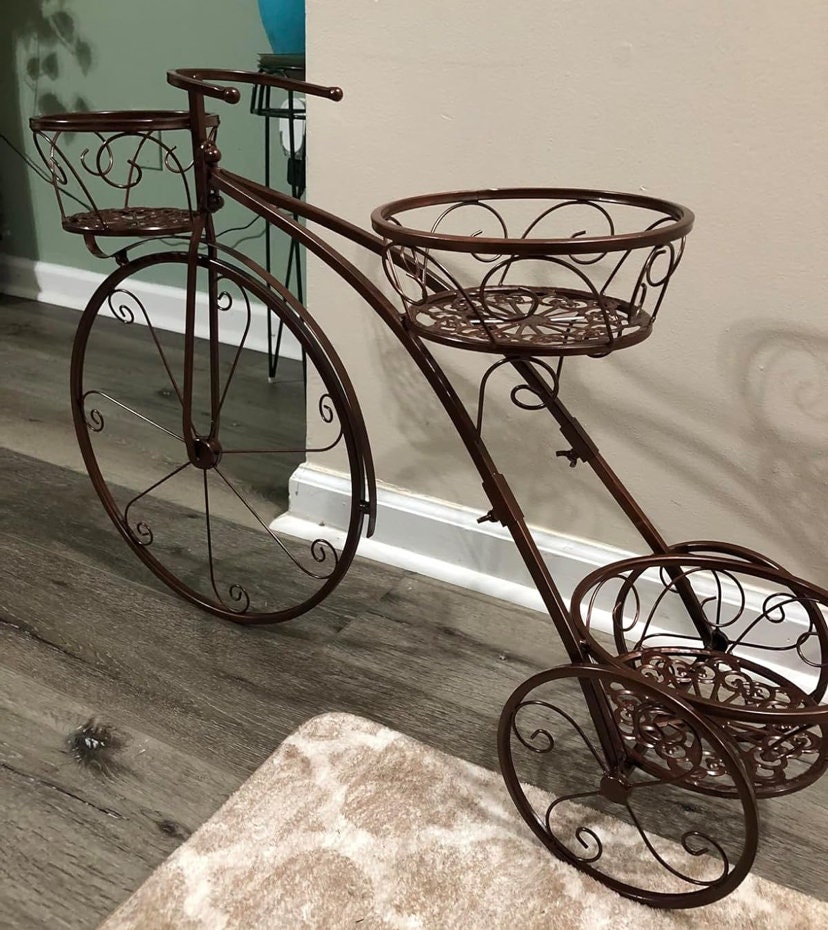Metal Bicycle Planter Choose Your Color Garden Planter Weddings ...