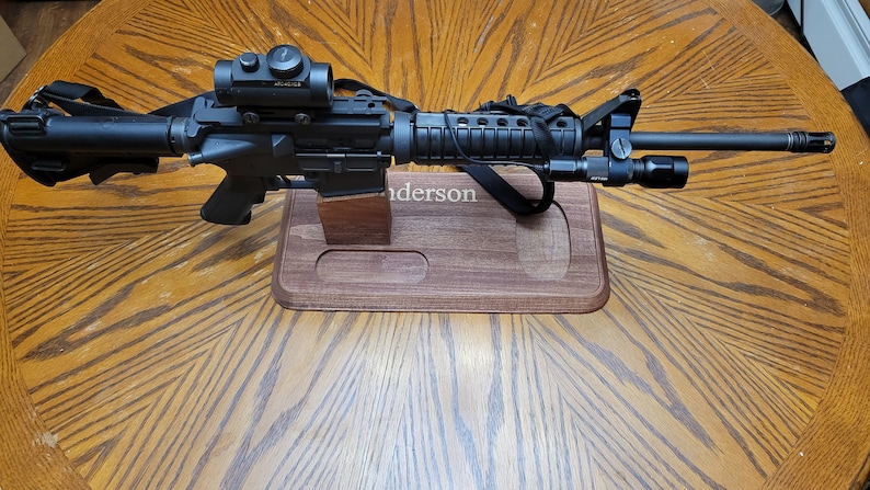 AR 15 Rifle Stand. Perfect for Working On, Cleaning or Displaying Your ...