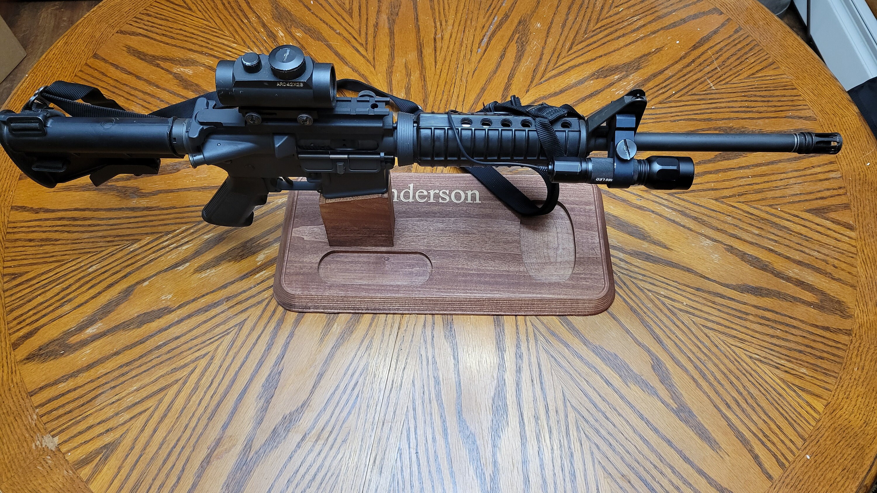 AR 15 Rifle Stand. Perfect for Working On, Cleaning or Displaying Your ...