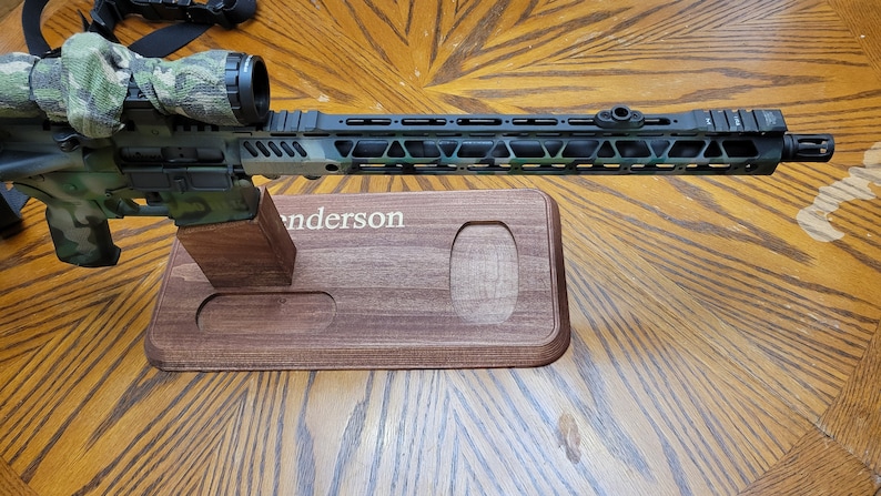 AR 15 Rifle Stand. Perfect for Working On, Cleaning or Displaying Your ...