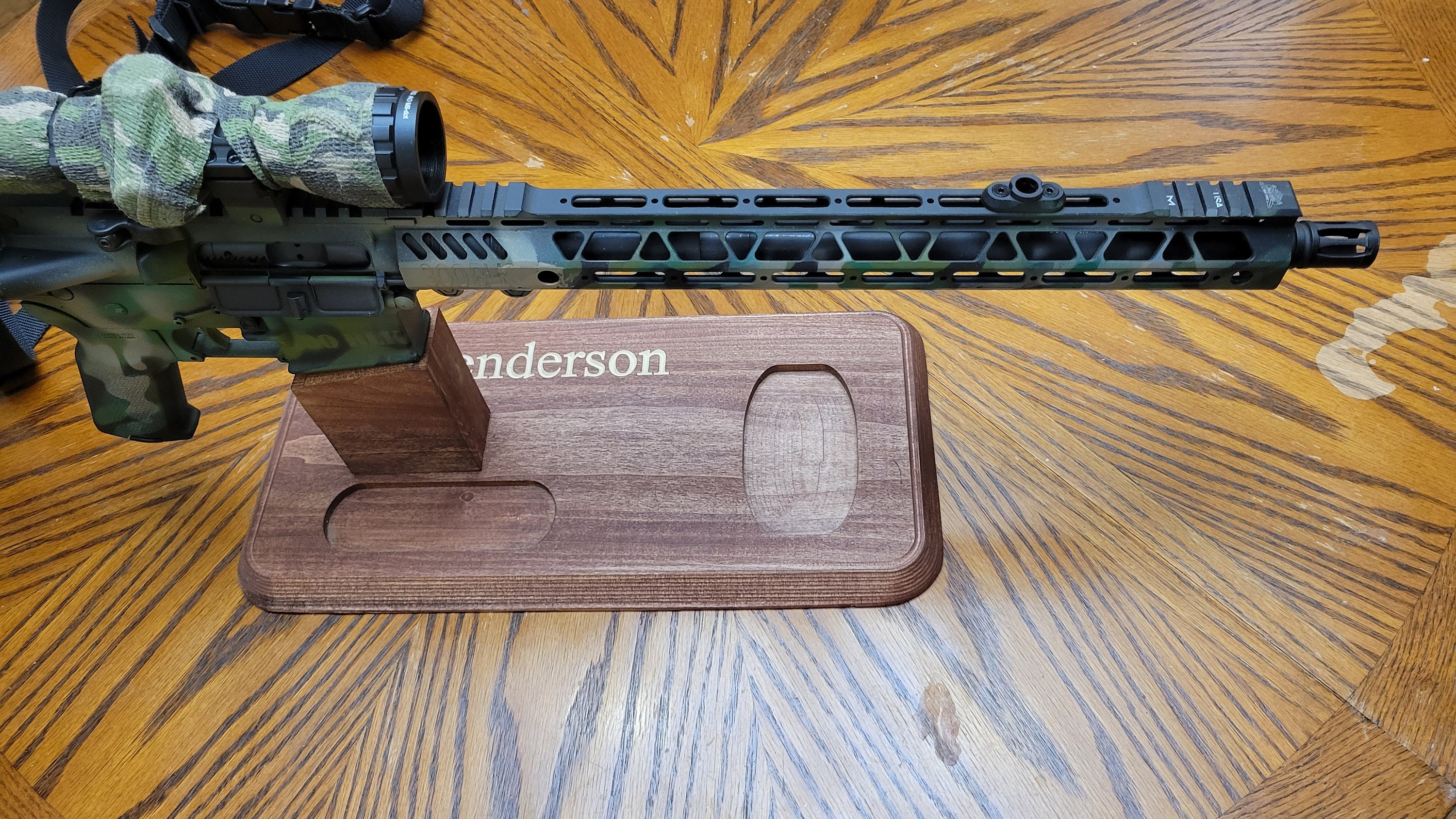 AR 15 Rifle Stand. Perfect for Working On, Cleaning or Displaying Your ...