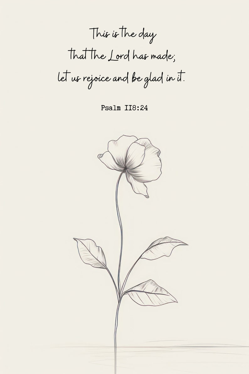 1 Verse 5 Designs this is the Day That the Lord Has Made Psalm 11824 ...