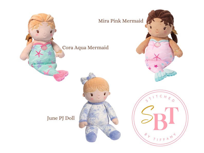 Personalized Baby Doll, My First Birthday Doll, June PJ Doll, Baby ...