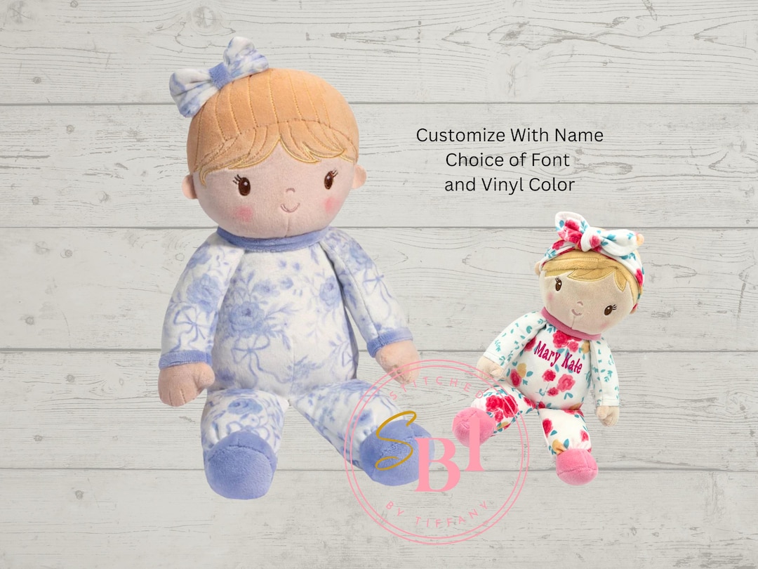 Personalized Baby Doll, My First Birthday Doll, June PJ Doll, Baby ...