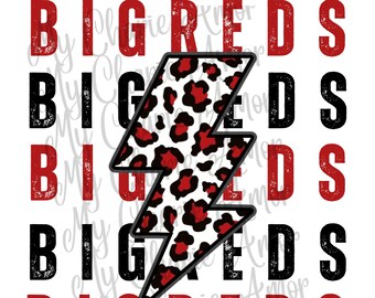 Go Big Red Png Red Football Png Football Download - Etsy