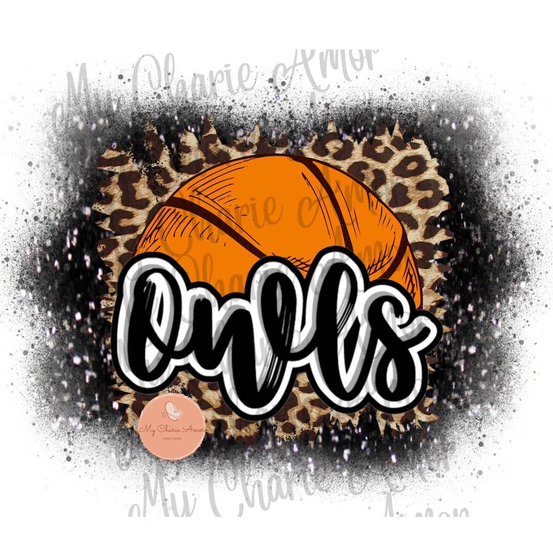 Owls Png, Owls Basketball, Team, Sublimation, Cheetah Print, Glitter ...