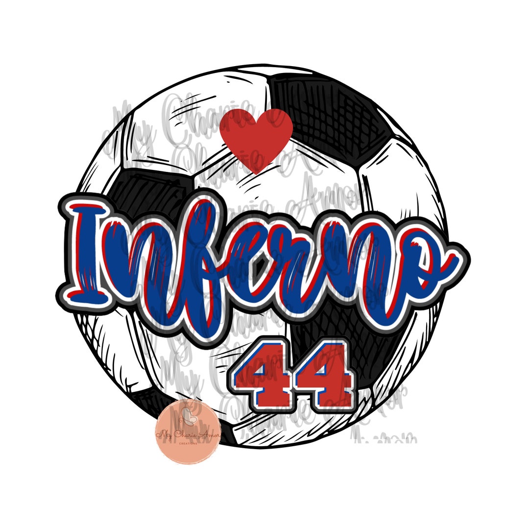 Inferno Png, Inferno Soccer, Soccer Team, Sublimation, Cheetah Print ...