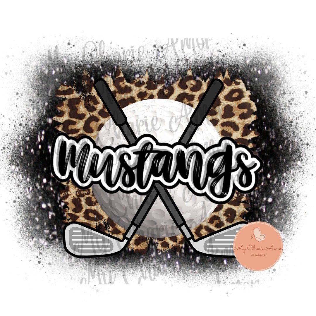 Mustangs Png, Mustangs Golf, Team, Golf, Sublimation, Cheetah Print ...