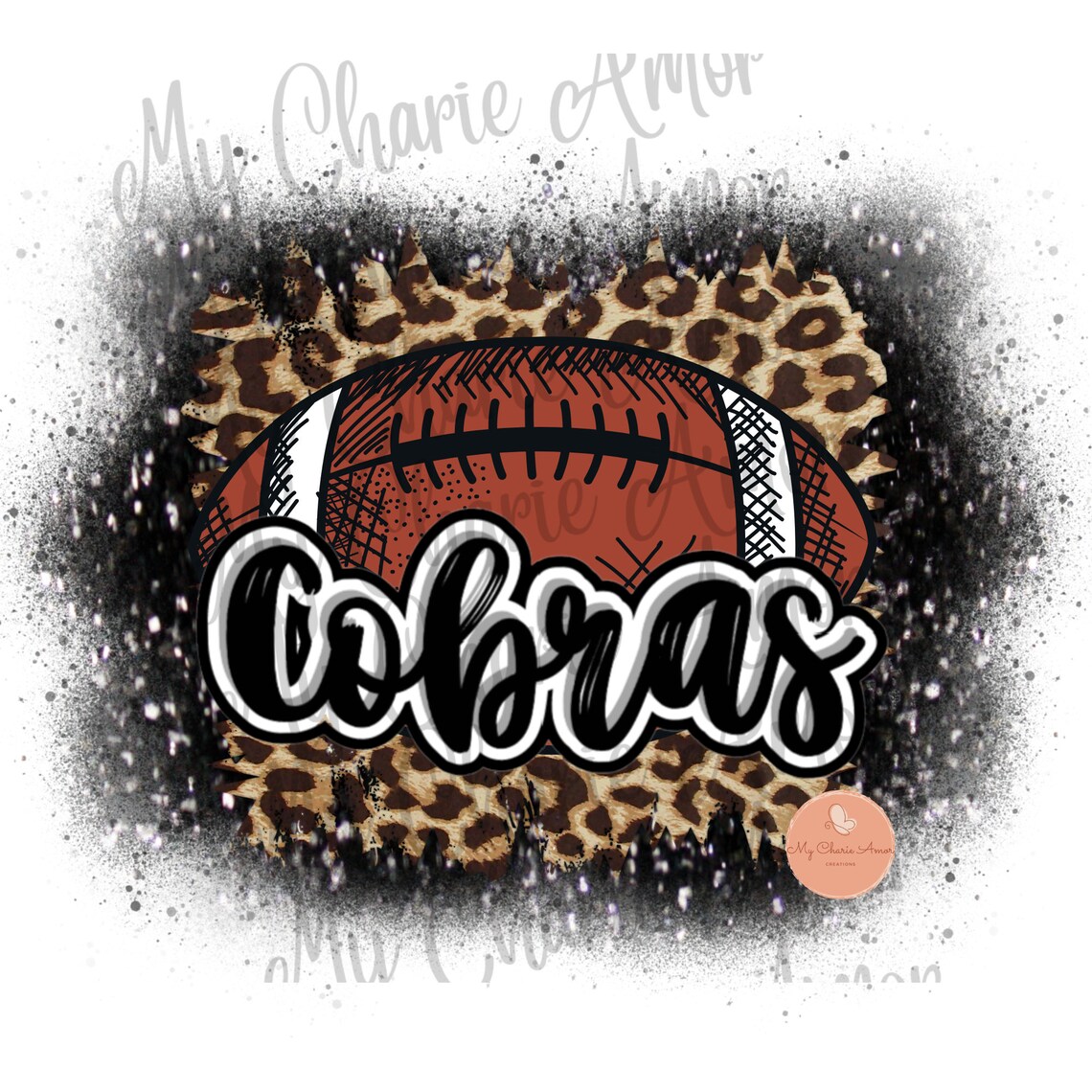 Cobras Png Cobras Football Team Sublimation Cheetah Print - Etsy