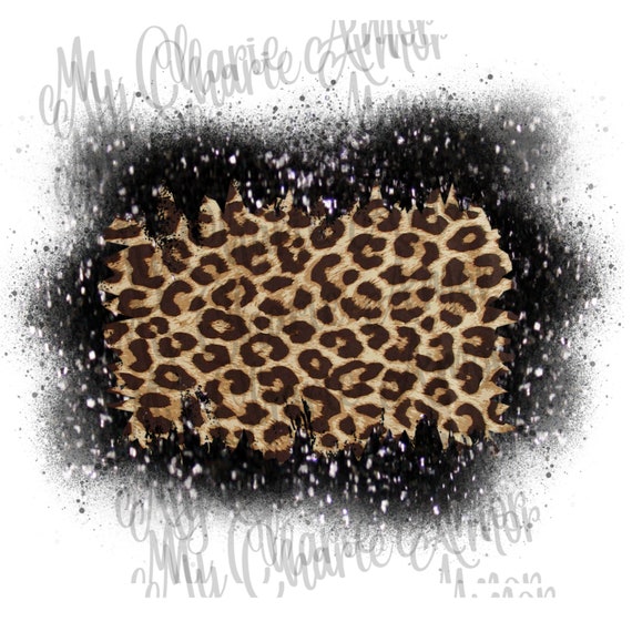 Black Glitter & Cheetah Png Cheetah Print Cheetah Png - Etsy