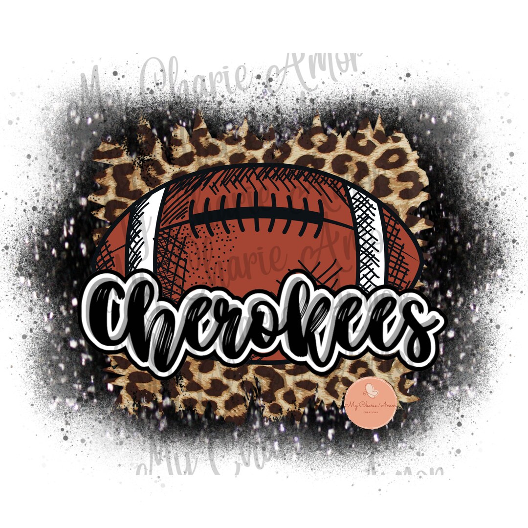 Cherokees Png, Cherokees Football, Team, Sublimation, Cheetah Print ...