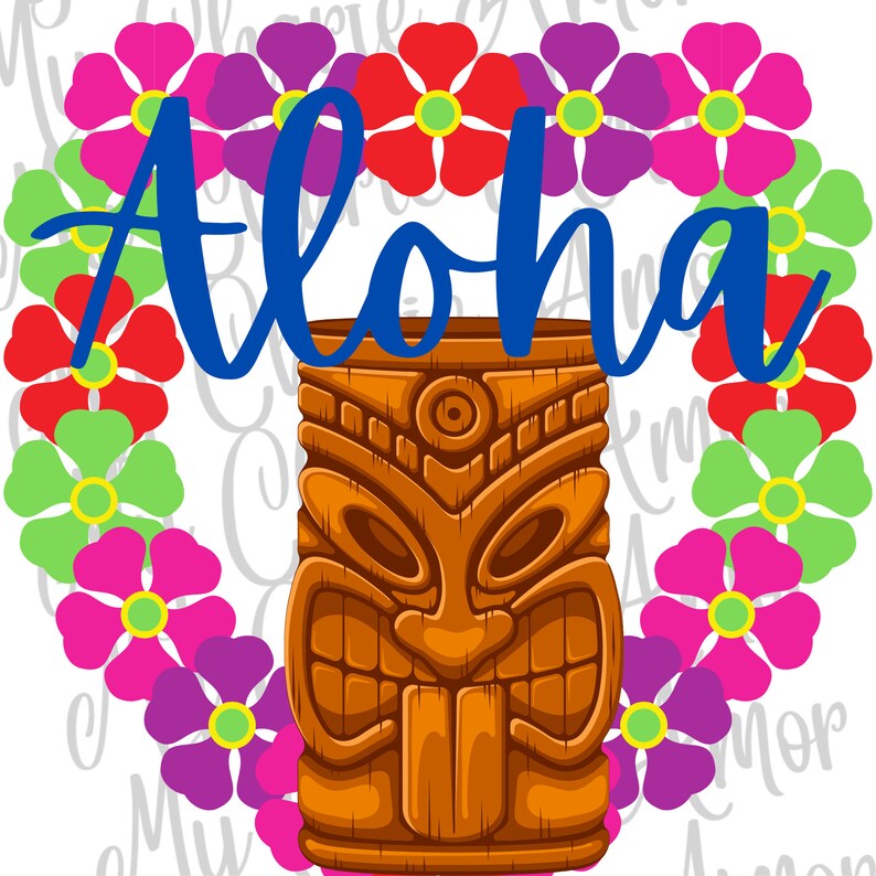 Aloha Png Hawaii Png Hawaiian Png Summer Aloha - Etsy