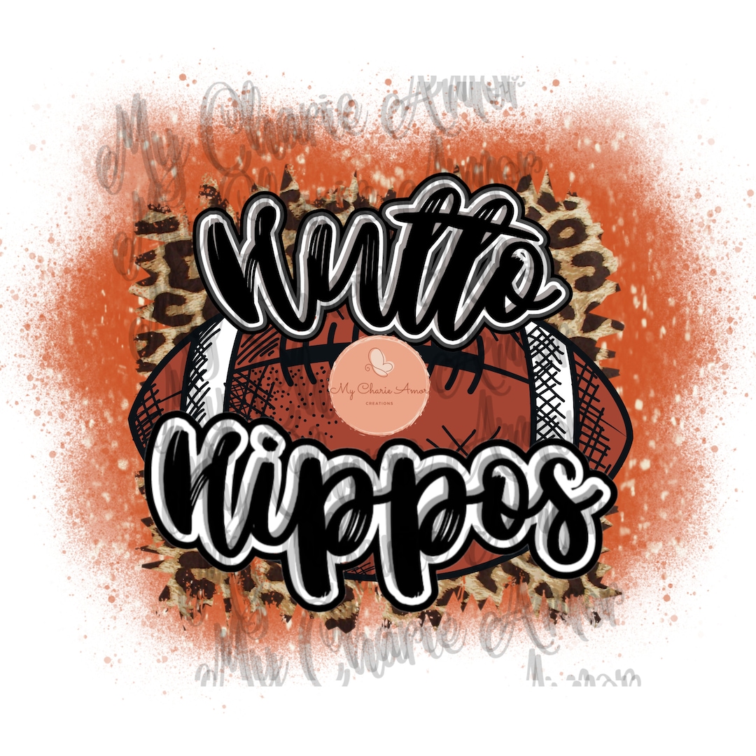 Hutto Hippos Football PNG Team Sublimation Cheetah Print - Etsy