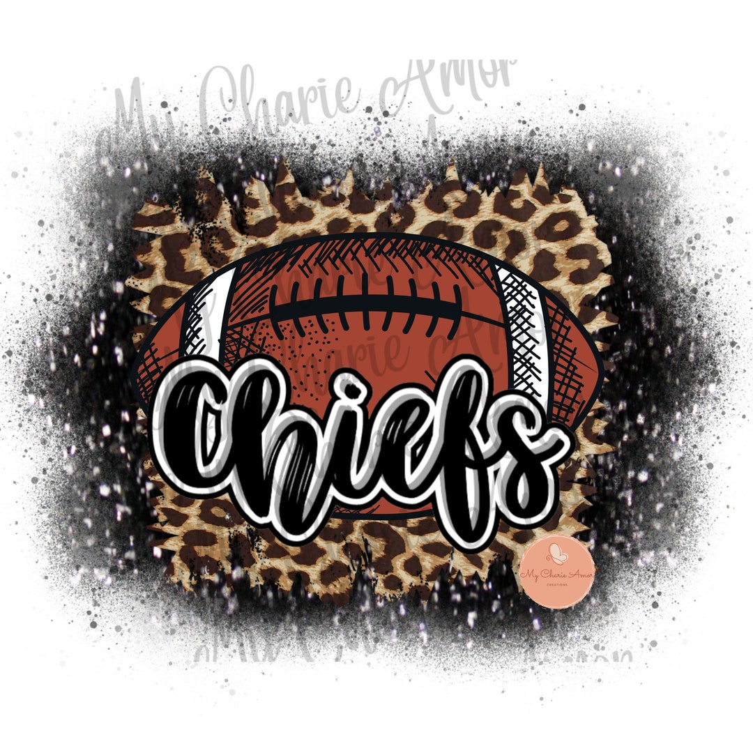 Chiefs Png, Chiefs Football, Team, Sublimation, Cheetah Print, Glitter ...
