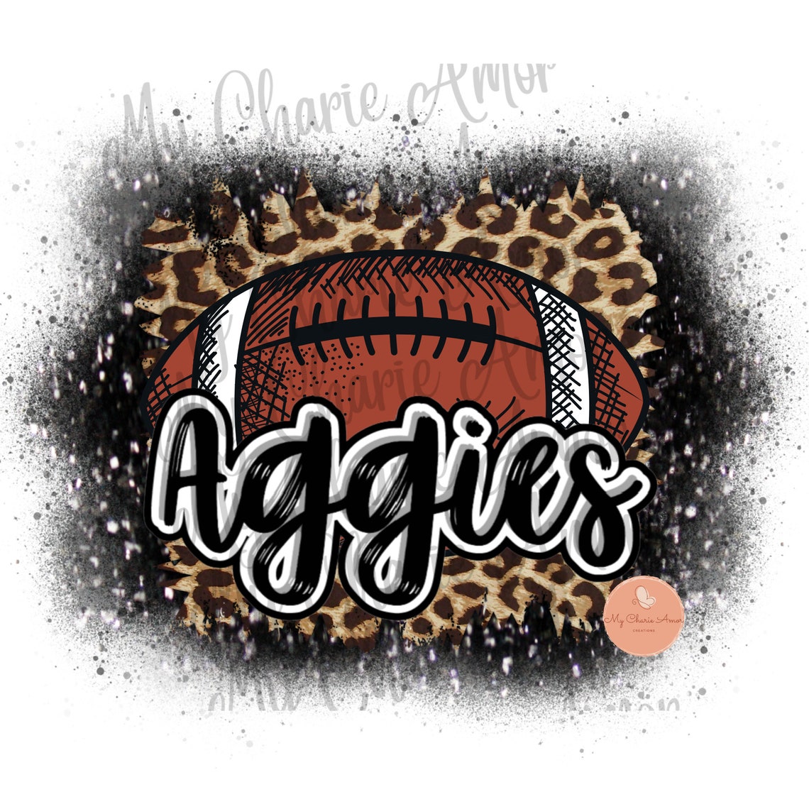 Aggies Png Aggies Football Team Sublimation Cheetah Print - Etsy