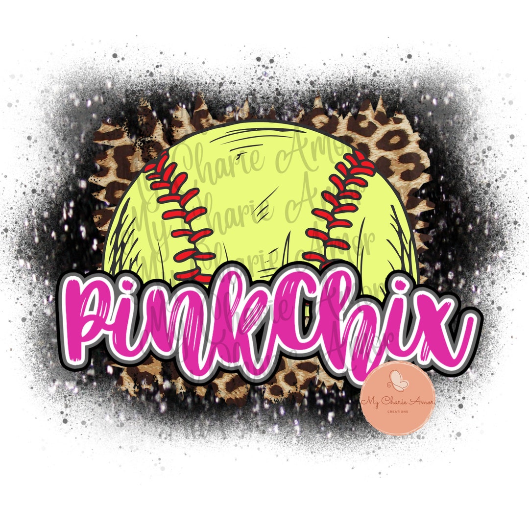 Pink Chix Png, Pink Chix Softball, Hot Pink, Sublimation, Cheetah Print ...