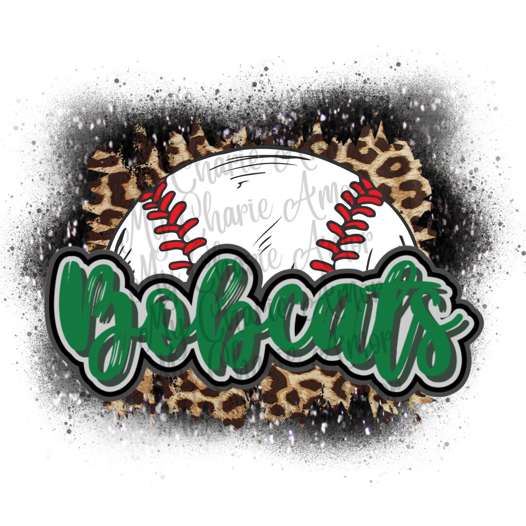 Bobcats Png, Bobcats Baseball, Baseball Team, Sublimation,cheetah Print ...