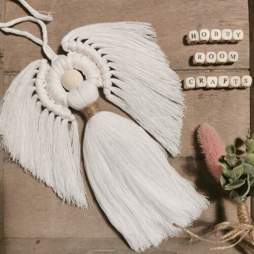 Easy Macrame Angel PATTERN for Beginners Guardian Angel - Etsy