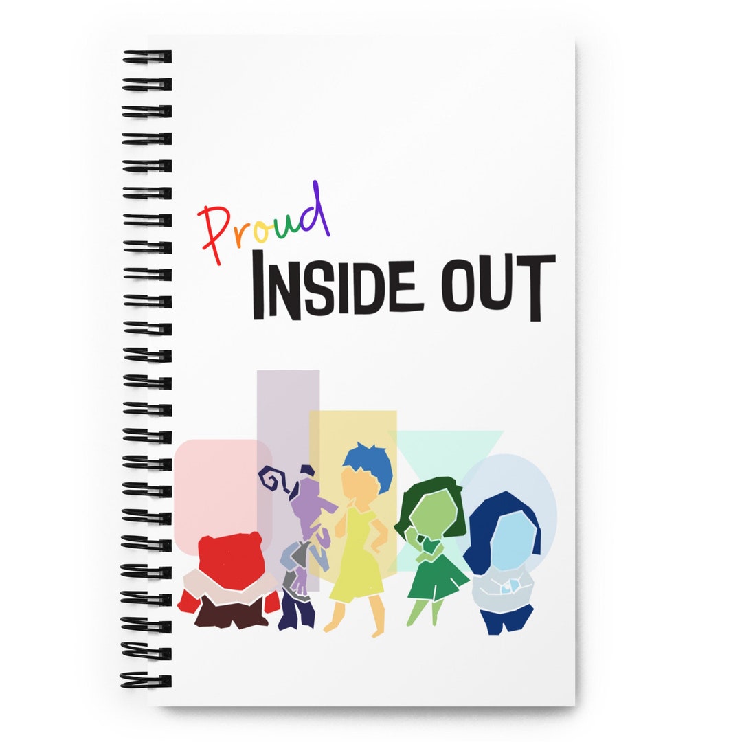 Proud Inside Out Dotted Spiral Notebook - Etsy