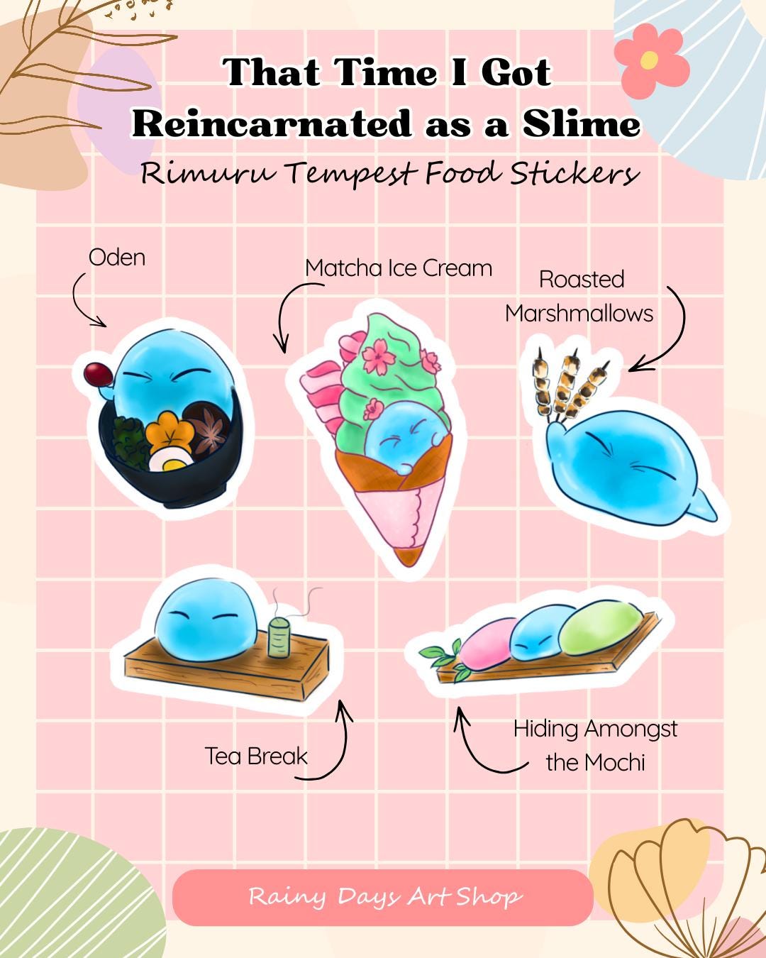 That Time Reincarnated Slime | Rimuru Tempest Slime & Food | Glossy ...