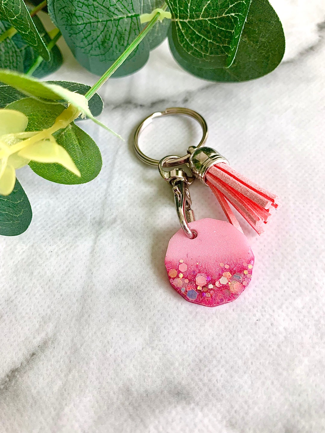 Light Pink and Glitter Shopping Trolley Token // Trolley Coin, Gym ...