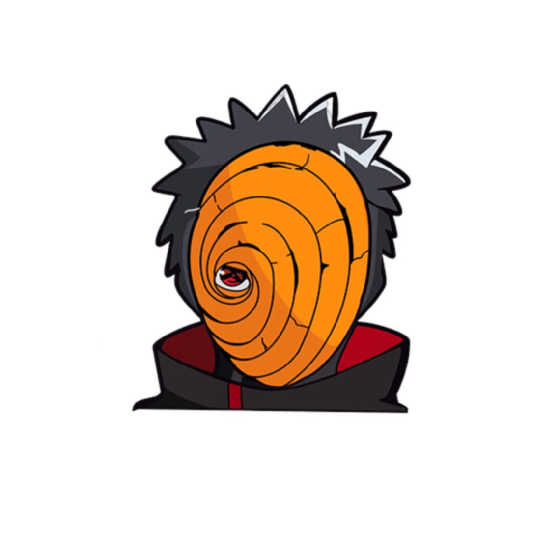 Obito Tobi Naruto 3D Sticker Moving Decal for Cars and Laptops | Etsy