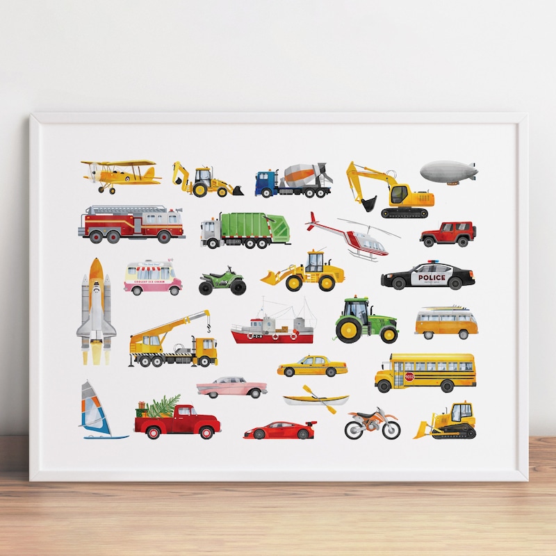 Transportation Art - Etsy