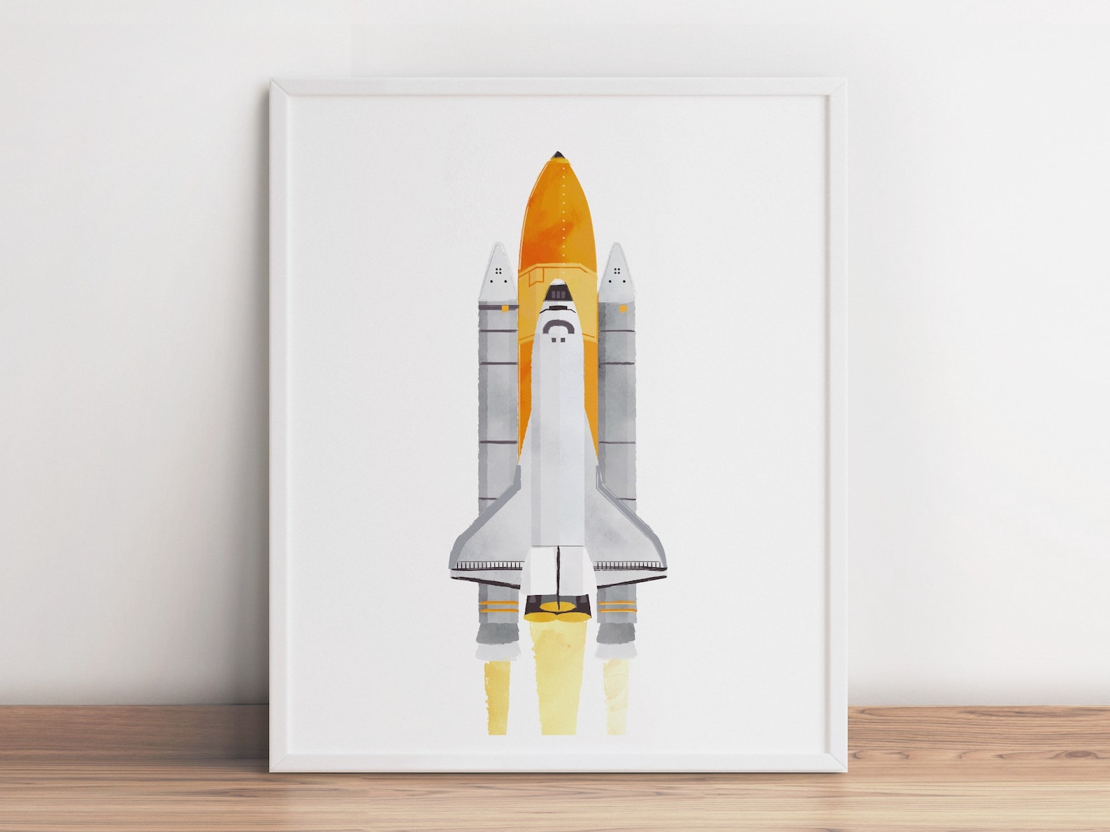 Space Shuttle Print Spaceship Wall Art Rocket Ship Art - Etsy