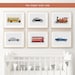Red Double Decker Bus Print, Bus Art Decor, Printable Transport Poster ...