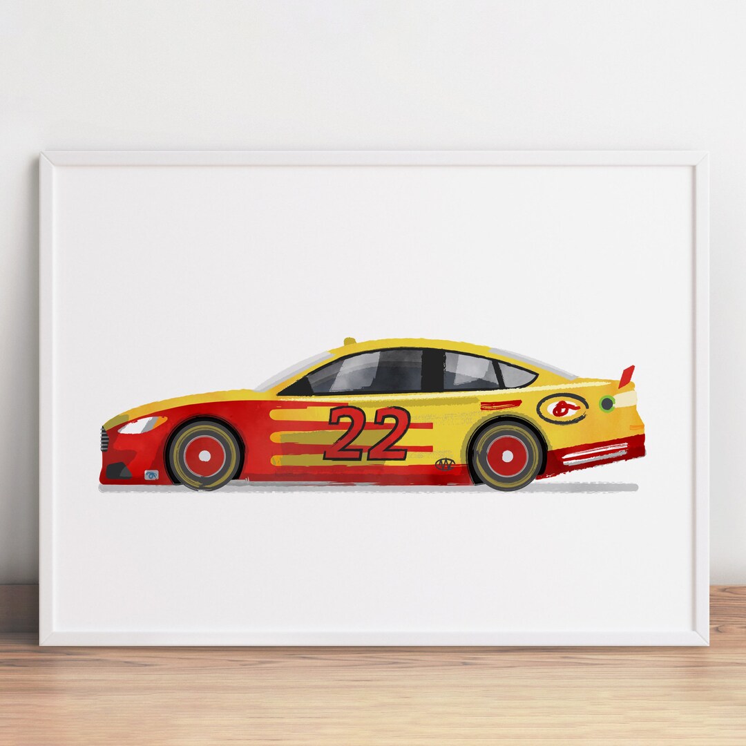 Sports Car Print, Race Car Wall Art, Transportation Printable ...