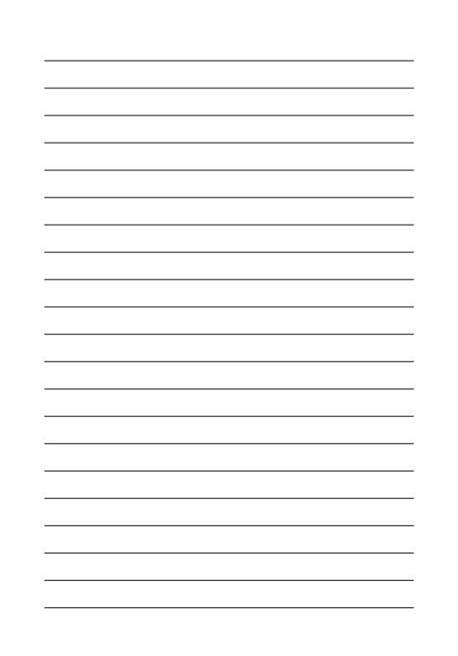 A5 Lined Paper Plain Planner Insert Refill - Etsy