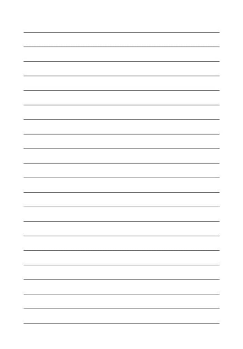 A5 Lined Paper Plain Planner Insert Refill - Etsy