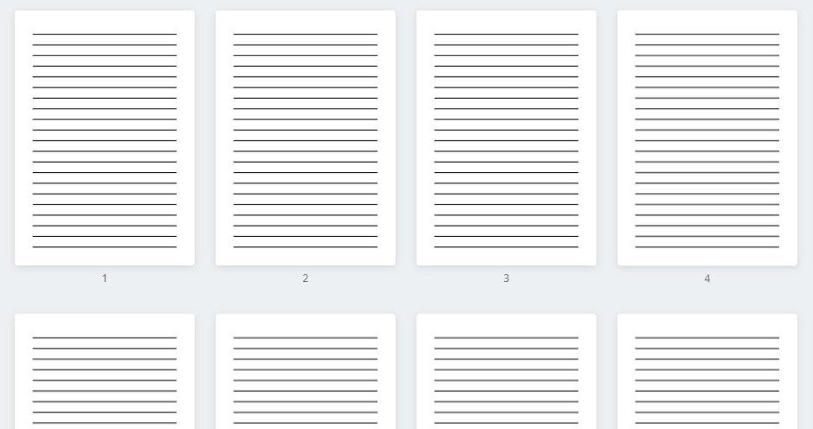 A5 Lined Paper Plain Planner Insert Refill - Etsy UK