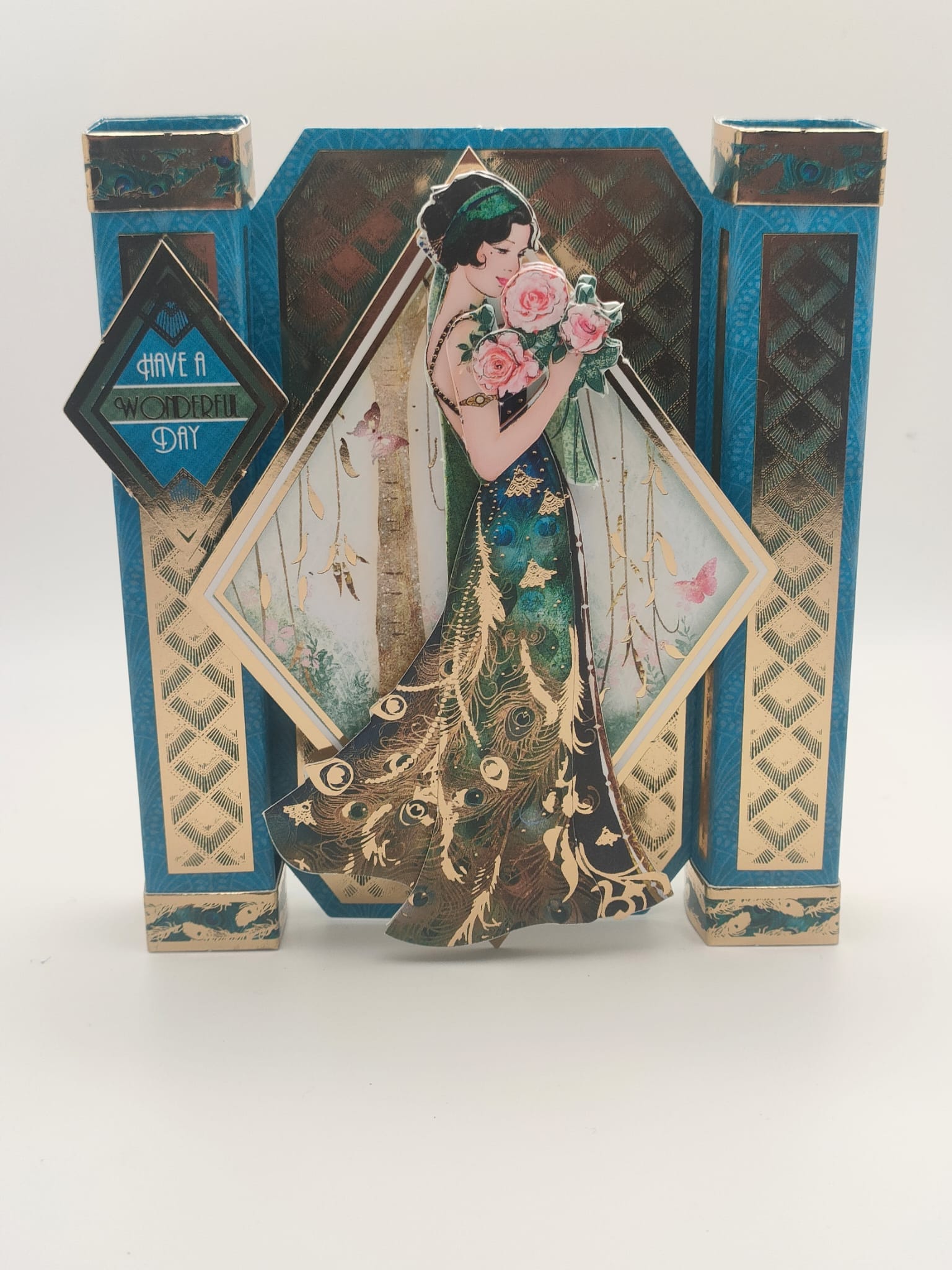 Art Deco Pillar Cards - Etsy
