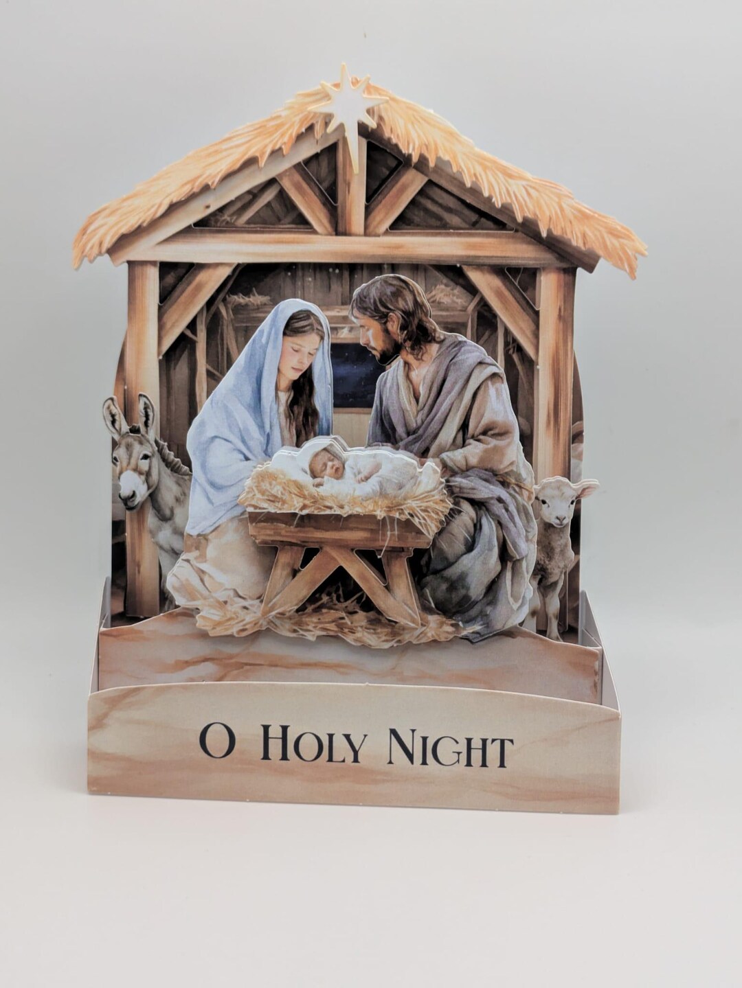 Christian Pop up Christmas Cards - Etsy