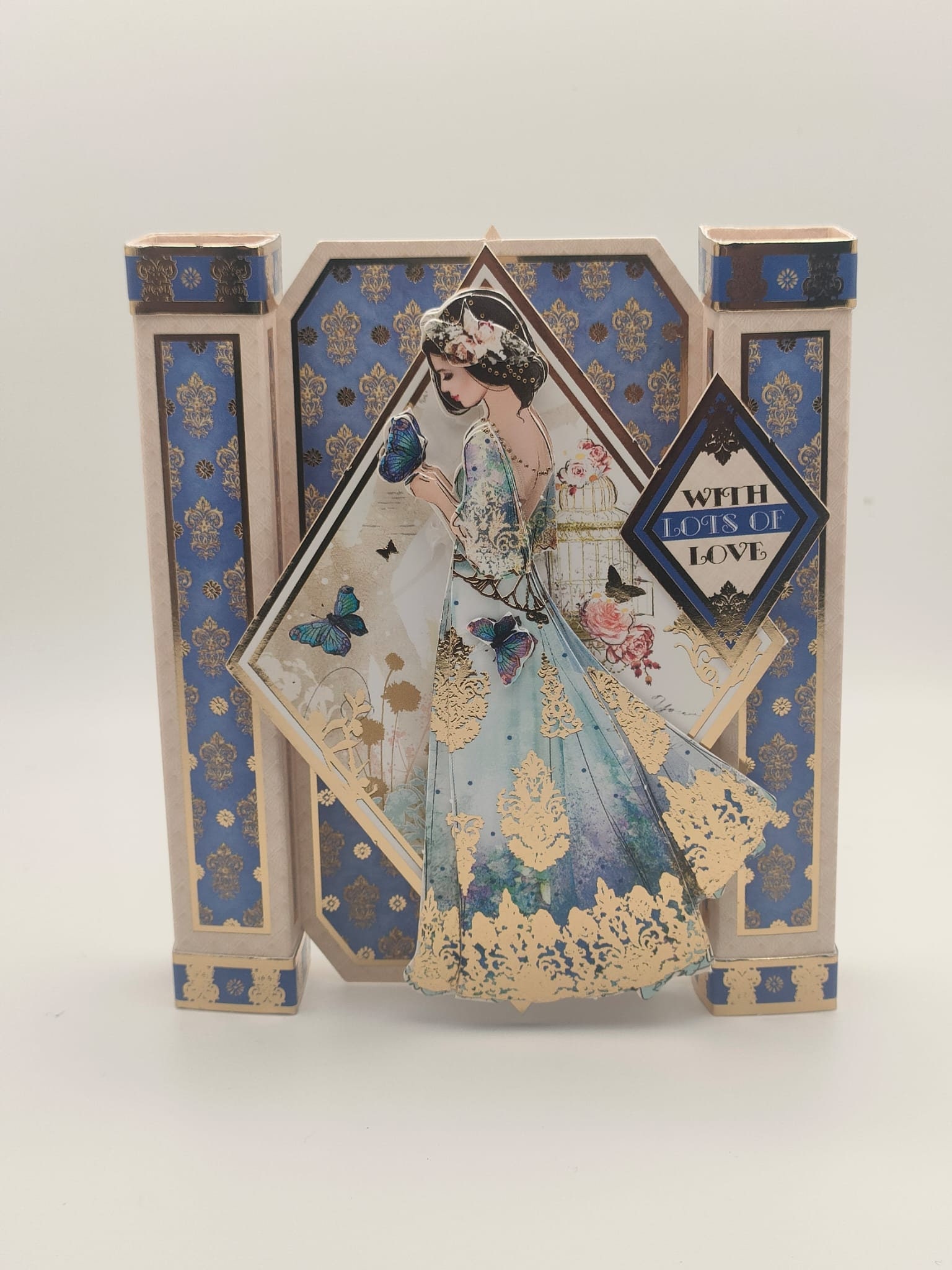Art Deco Pillar Cards - Etsy