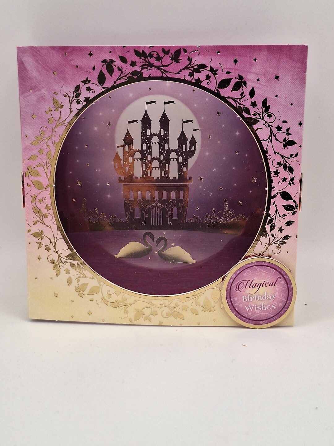 Luxury Gold and Purple Magical Castle Shadow Box - Etsy UK