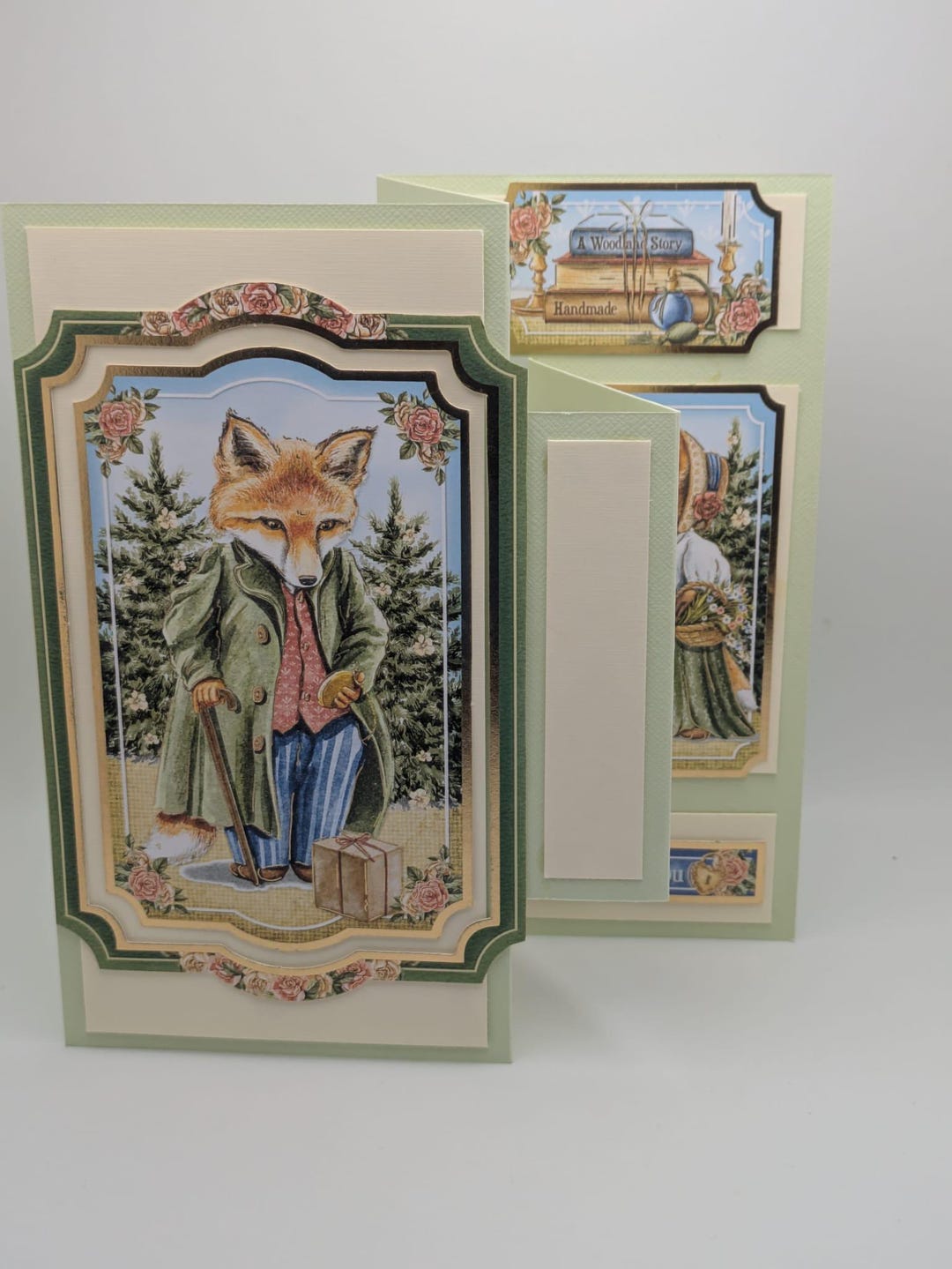 Thinking of You Woodland Adventures Tri Fold Shutter Card - Etsy