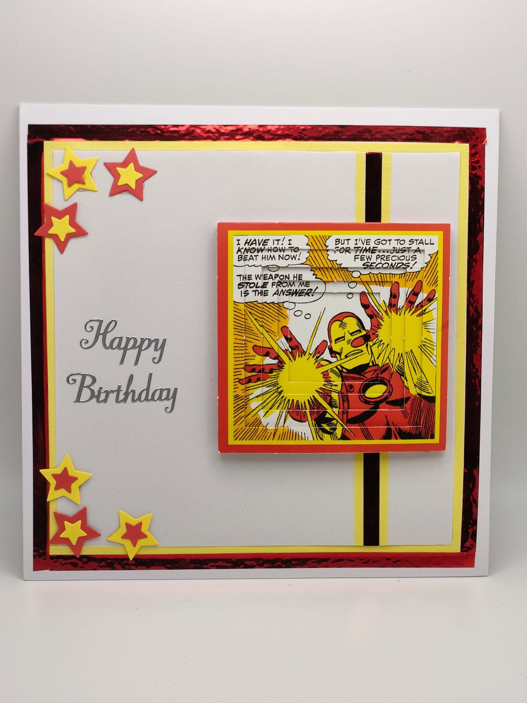 Iron Man Birthday Card - Etsy