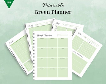 Pink Printable Planner, Undated Planner, Planner Inserts, Life ...