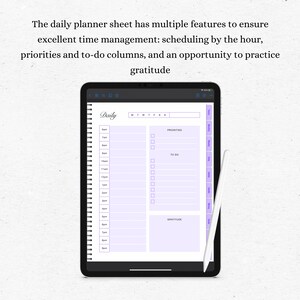 Classic Purple Watercolor Digital Planner, iPad Planner, Undated ...
