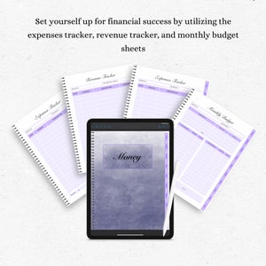 Classic Purple Watercolor Digital Planner, iPad Planner, Undated ...