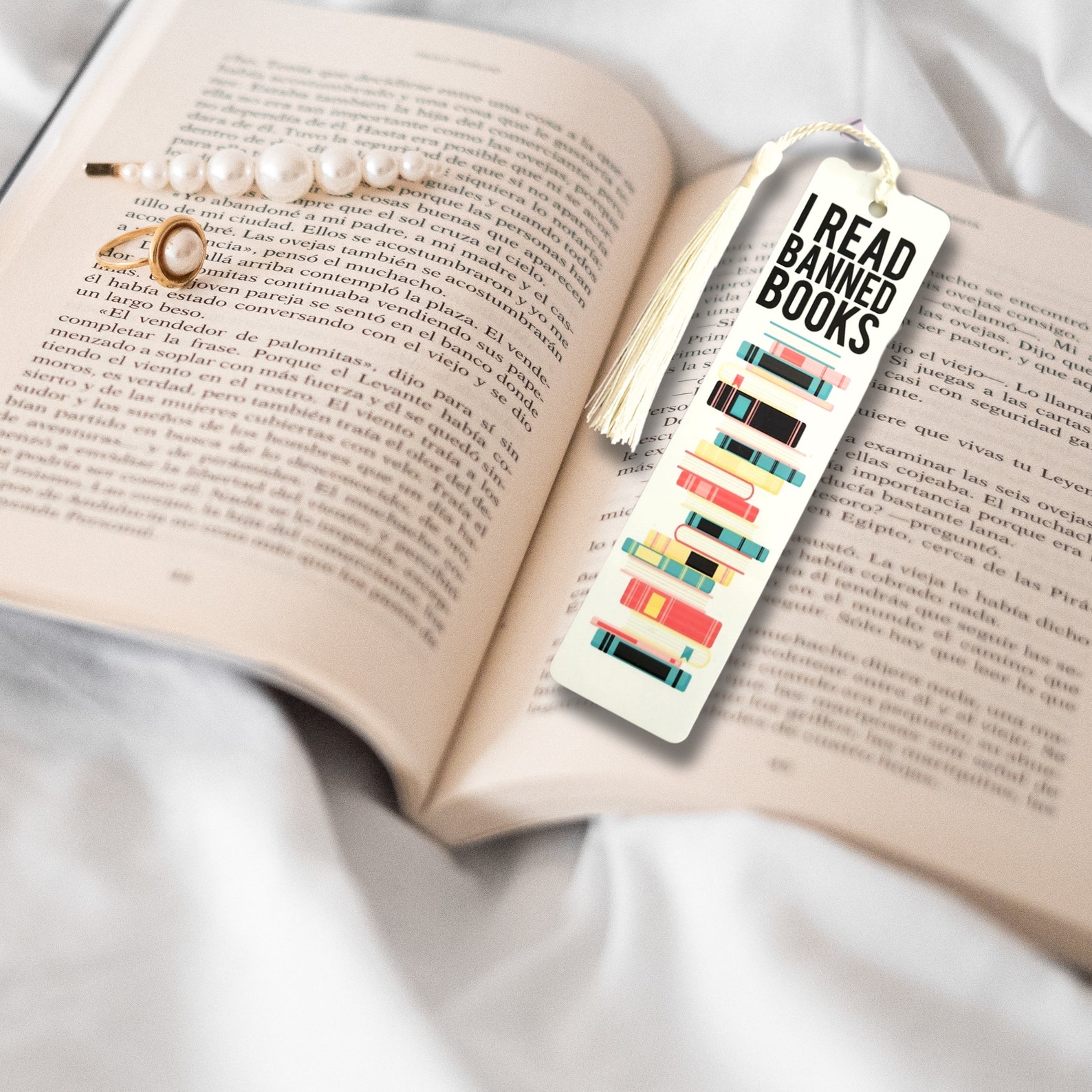 Emotional Support Bookmark, Bookish Book Lover Gift for Women, I Read ...