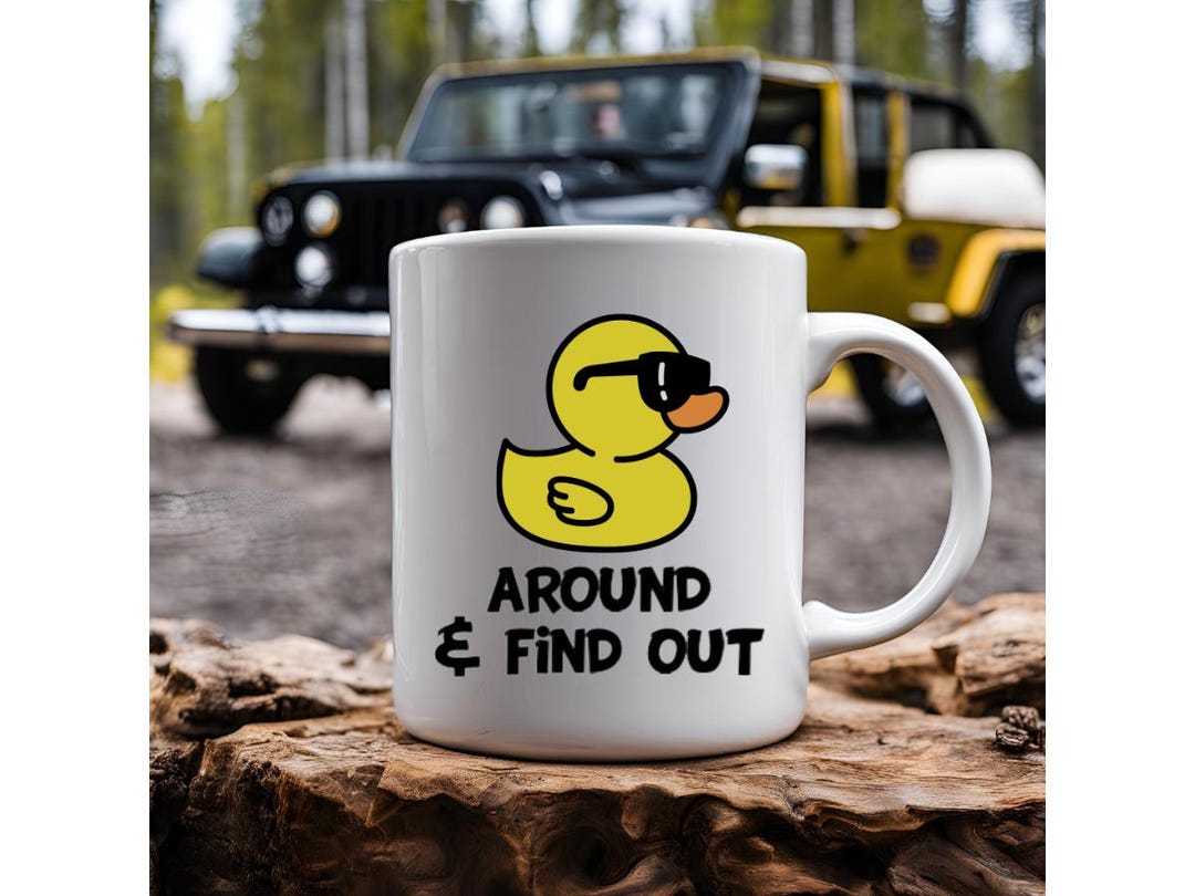 Duck Around and Find Out, Funny Duck Gifts, Birthday Gift for for Duck ...