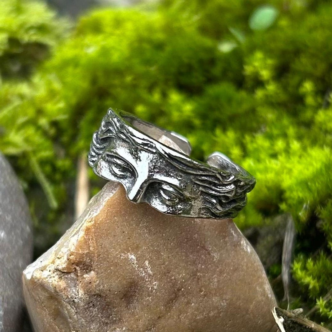 Half Face Venus Zinc Alloy Ring, Alloy Ring, Silver Fashion Ring ...