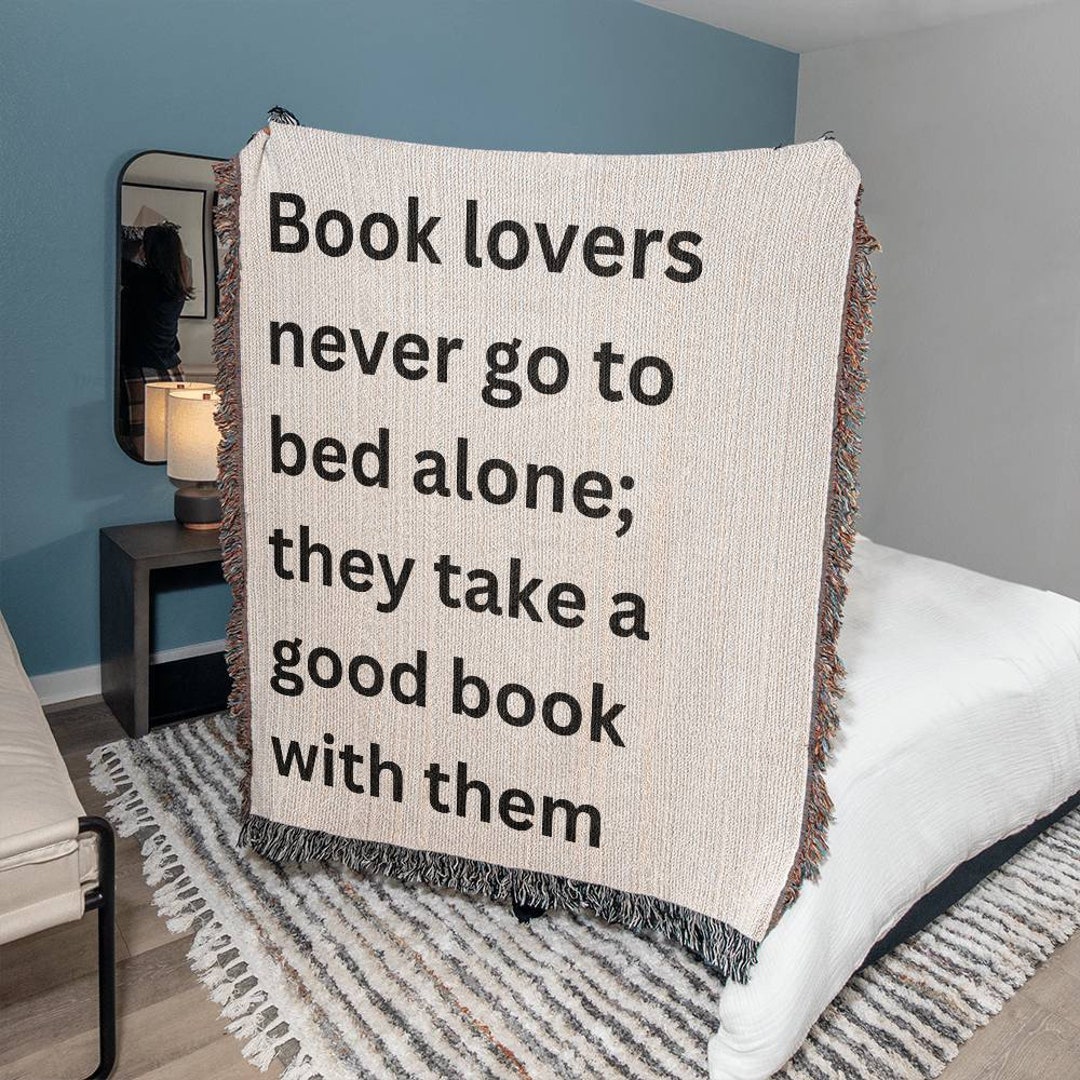 Cozy Reader Gift | Book Lover Gift | Book Lover Blanket | Booktok Book ...