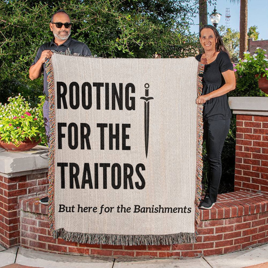 Team Traitors, 100% a Faithful, Traitors Gift, Cozy Traitors Blanket ...