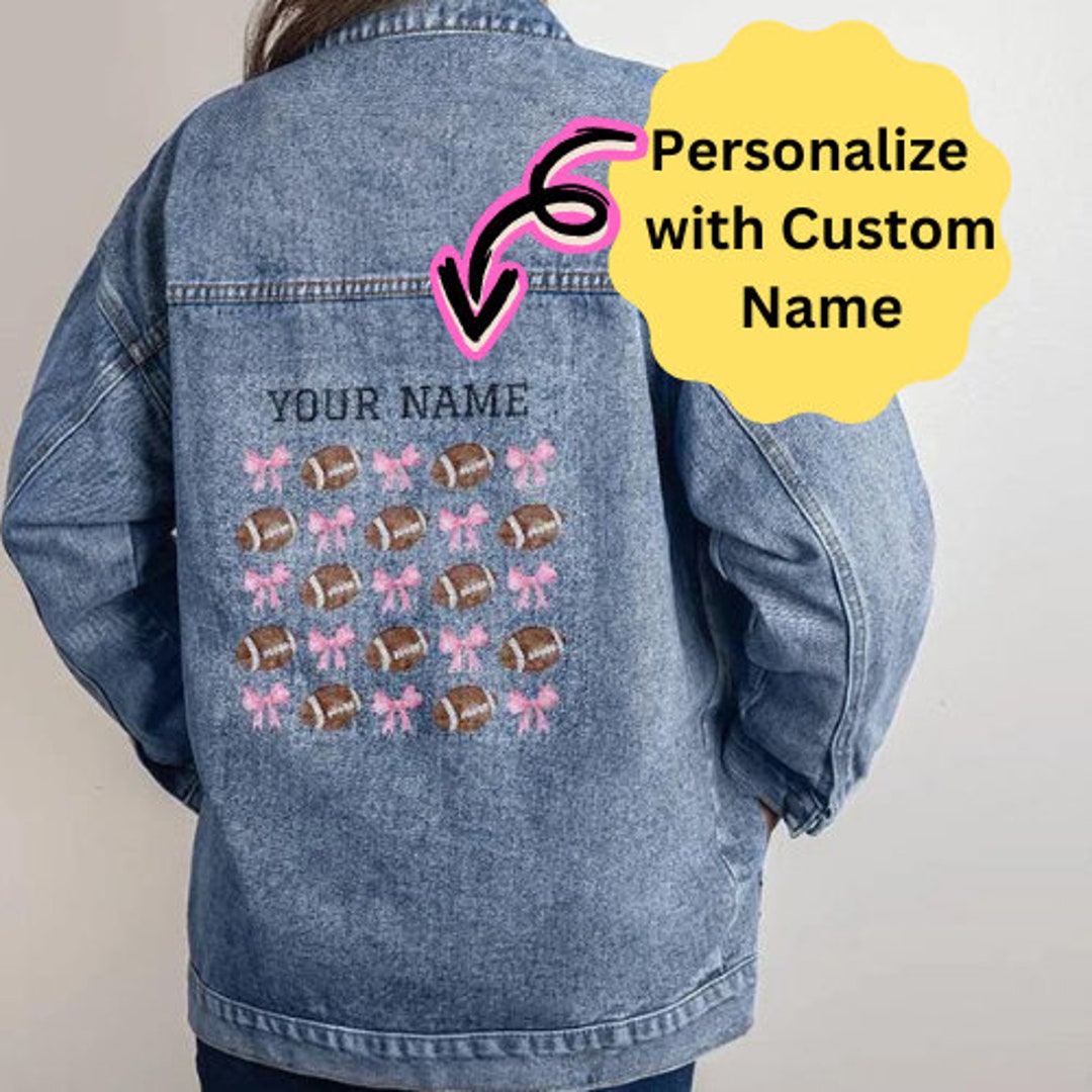 Personalized Custom Name Coquette Clothing for Football Lovers Coquette ...