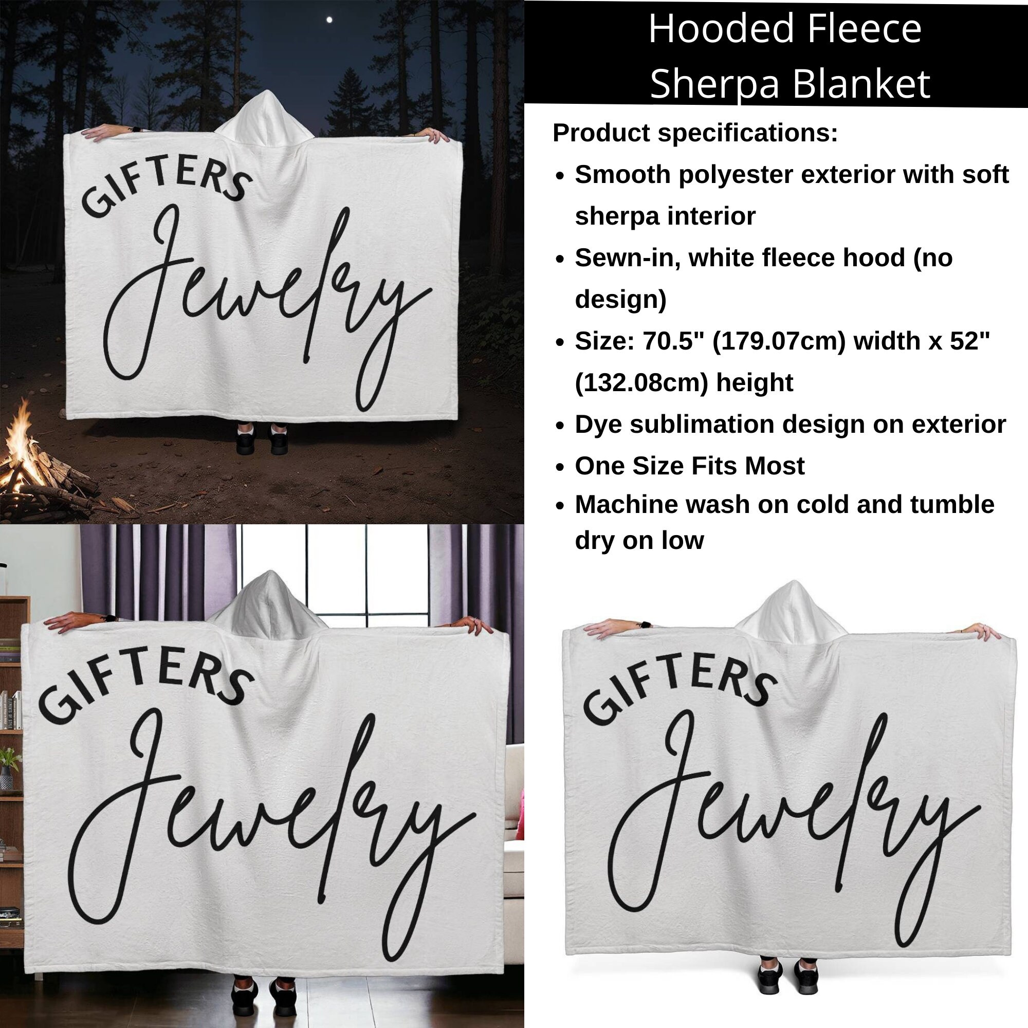 Clowncore Cozy Hood Fleece Blanket It is What It is Clowncore Clothing ...