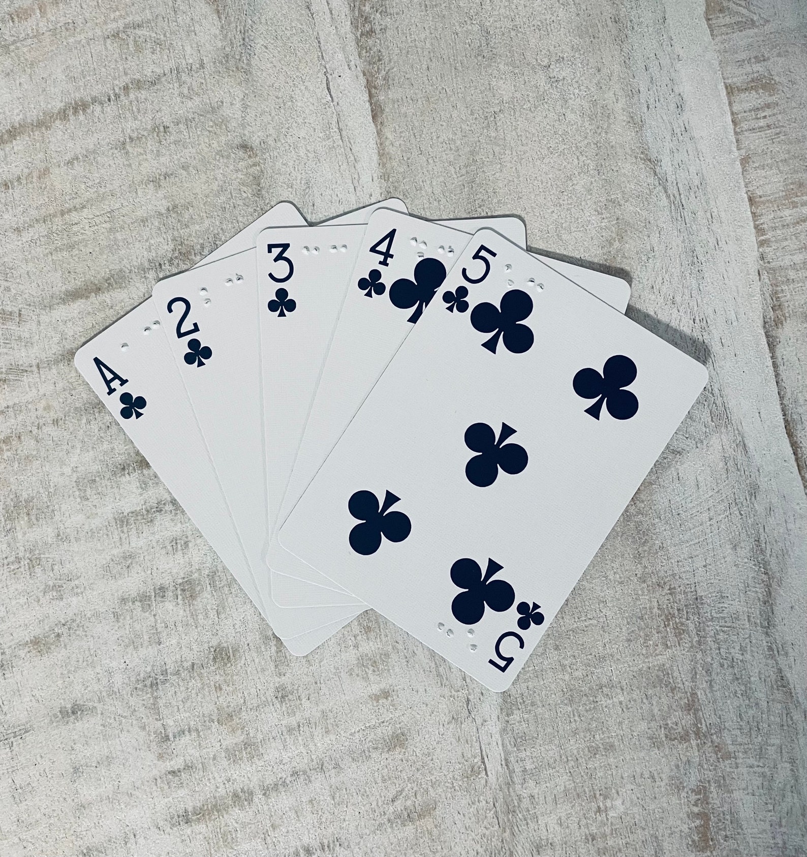 Braille Playing Cards Braille Gift Gift for Blind Person - Etsy